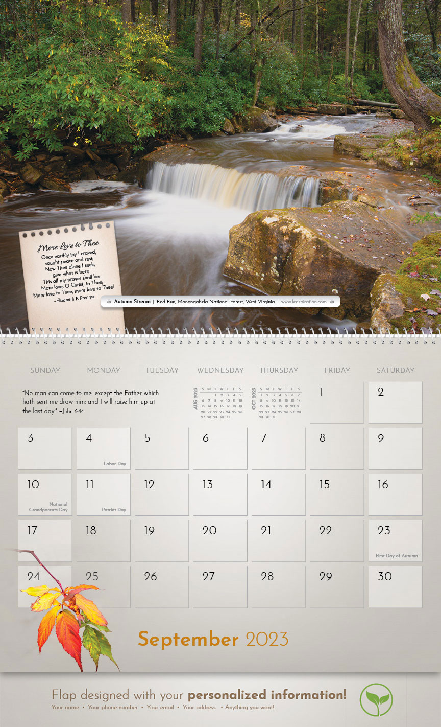 Personalized 2023 Calendar (Box of 25) - Lenspiration